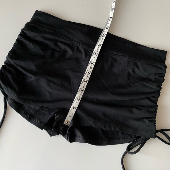 Baltogs | Skirts | Black Lycra Dance Shorts Cinch Side Ties Size Xl ...